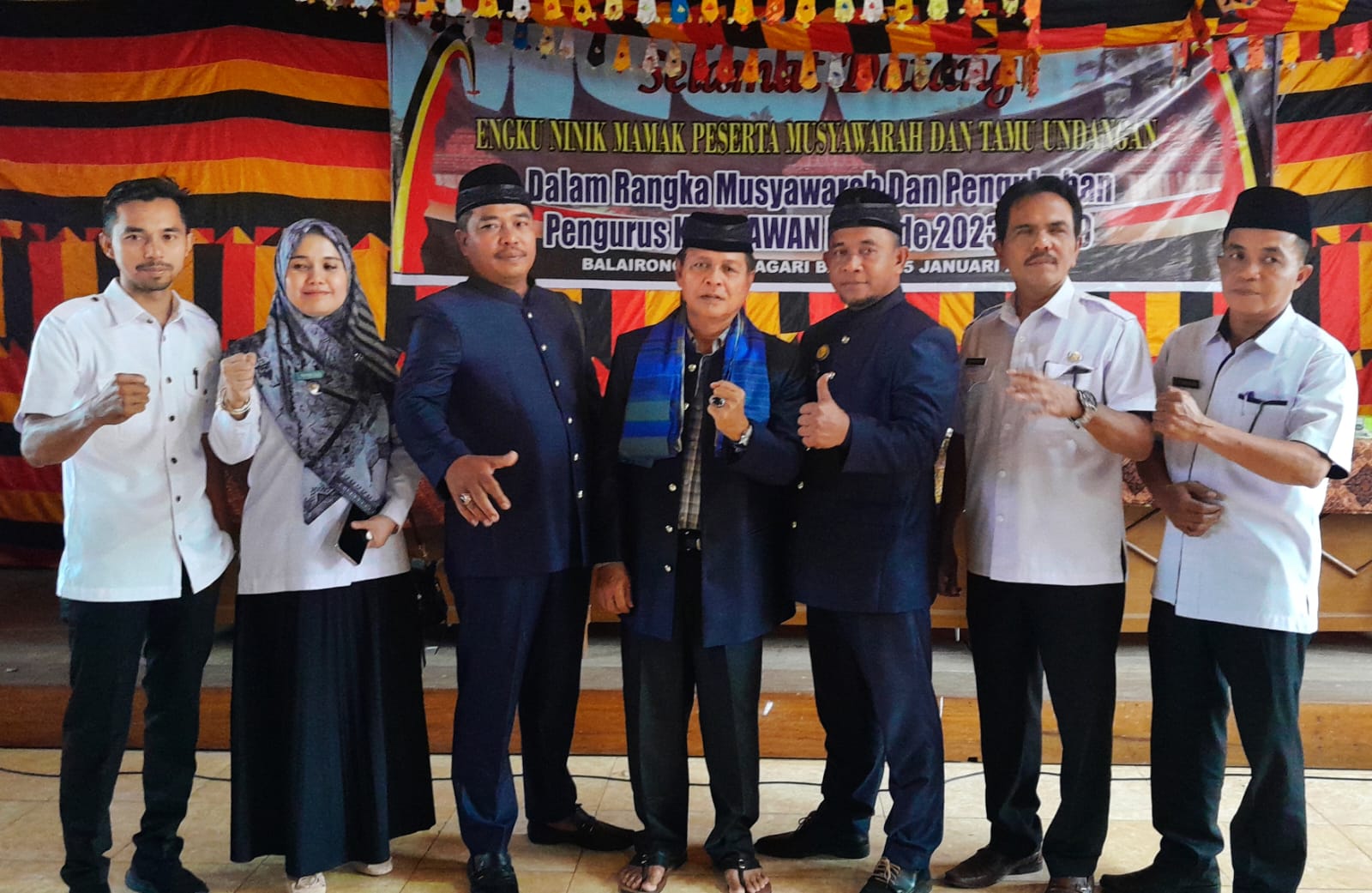 Pemerintah Nagari Bawan Resmikan kepengurusan Kerapatan Adat Nagari ...